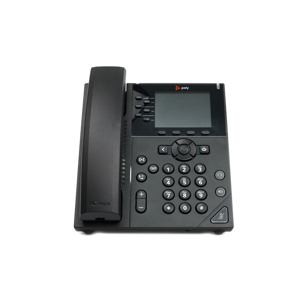 Poly VVX 350 6-Line IP Phone (89B68AA, 2200-48830-025) | Like New