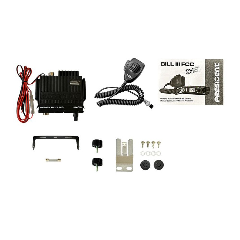 President BILL III FCC AM/FM CB Radio (TXUS201) | New