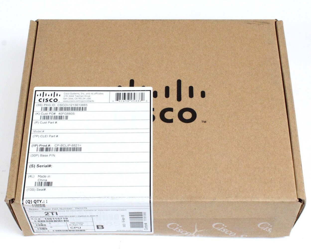 Cisco 8821 Belt Clip Sets for Wireless IP Phone (CP-BCLIP-8821) | New