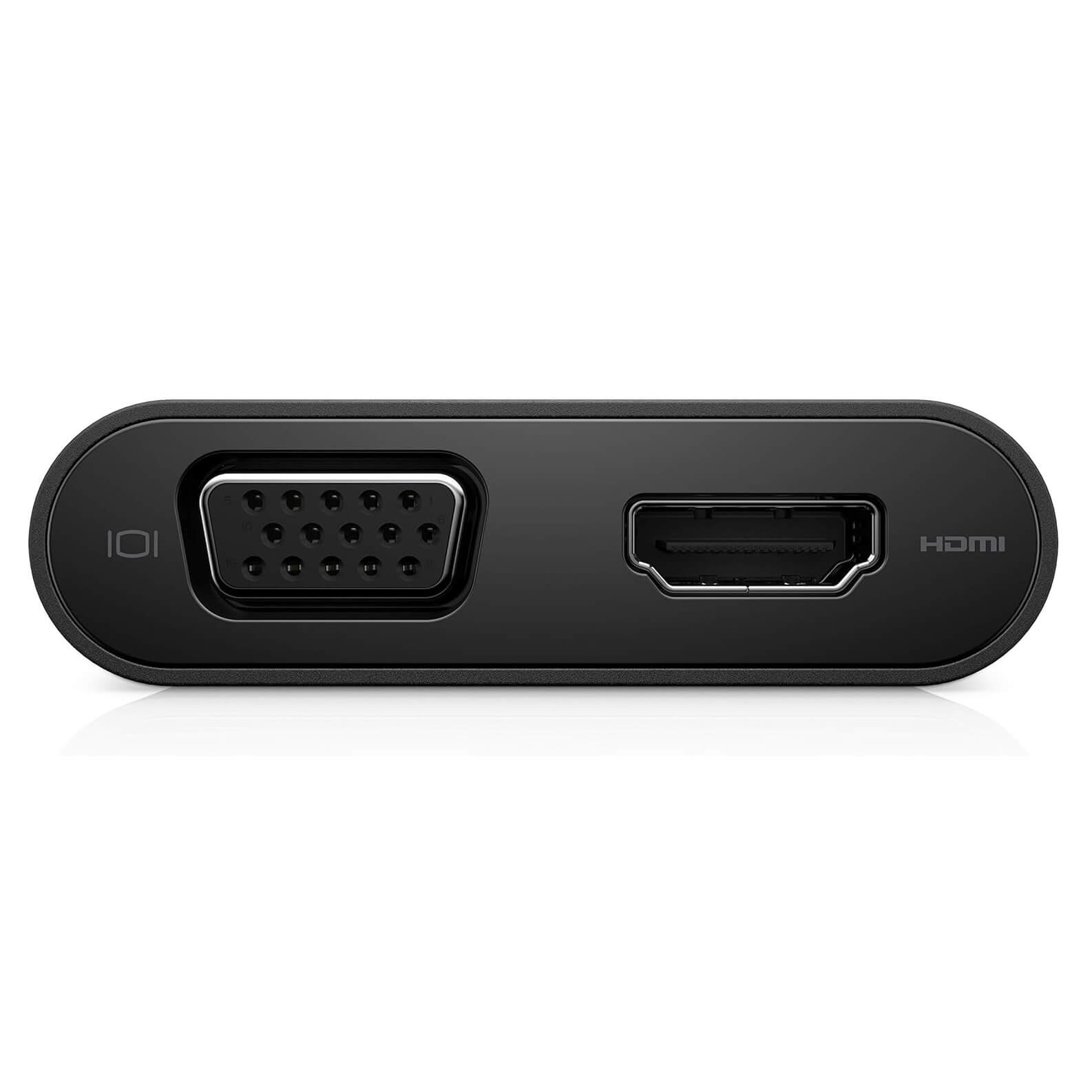 Dell DA200 Adapter USB C to HDMI VGA Ethernet USB 3.0 New