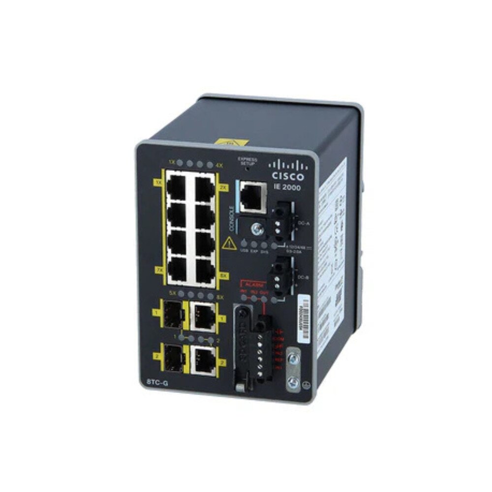 Cisco IE-2000-8TC-B | Cisco Industrial Ethernet 2000 Series - Switch ...