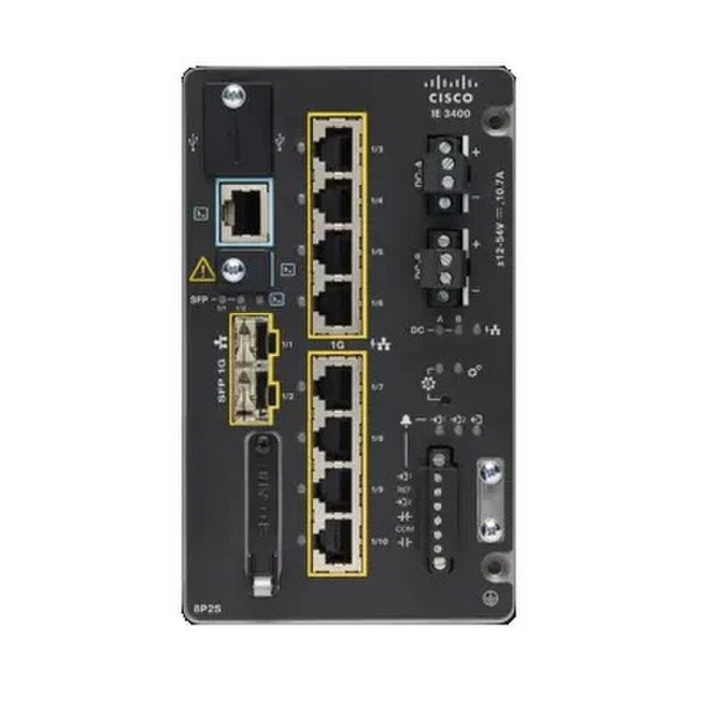 Cisco Catalyst IE-3400-8P2S-A Rugged 8-Port PoE Industrial Ethernet ...